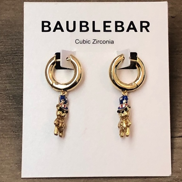 BaubleBar | Jewelry | New Baublebar Bearican American Patriotic Bear ...